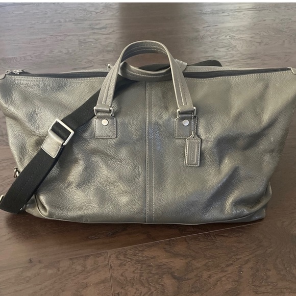 Coach | Bags | Coach Leather Duffle Weekender Bag | Poshmark